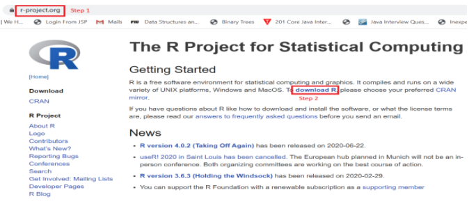 Statistical Computing: Installing R and RStudio - Query